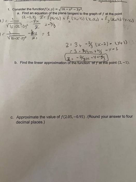 Solved : 3.26/330 + 4/2 - - 1 1. Consider the functionf | Chegg.com