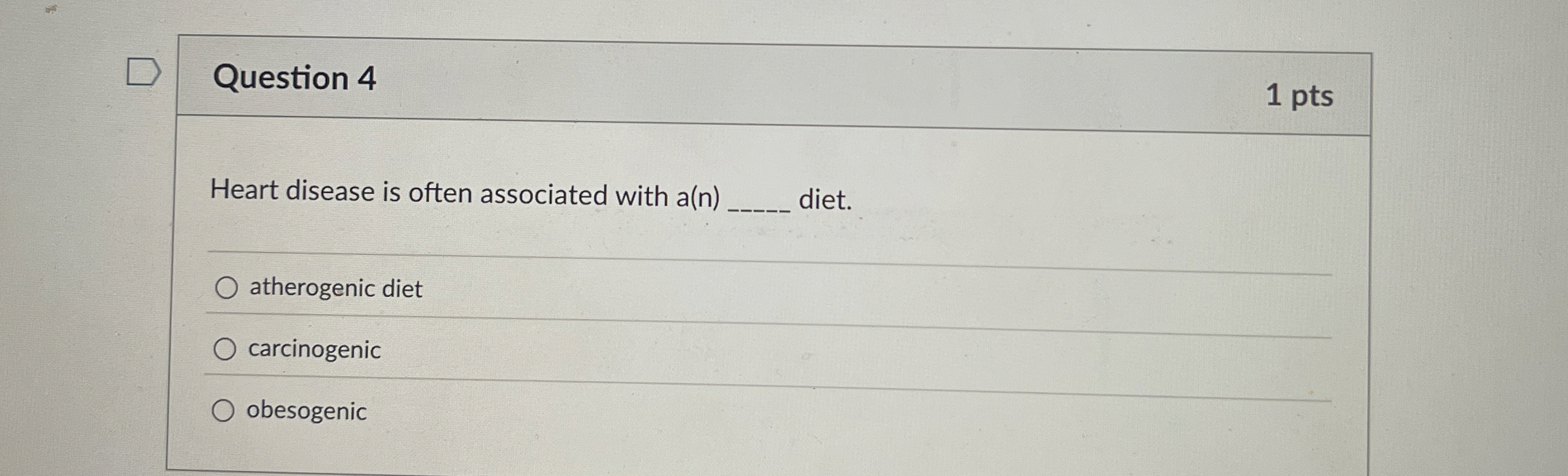 Solved Question 41 ﻿ptsHeart disease is often associated | Chegg.com