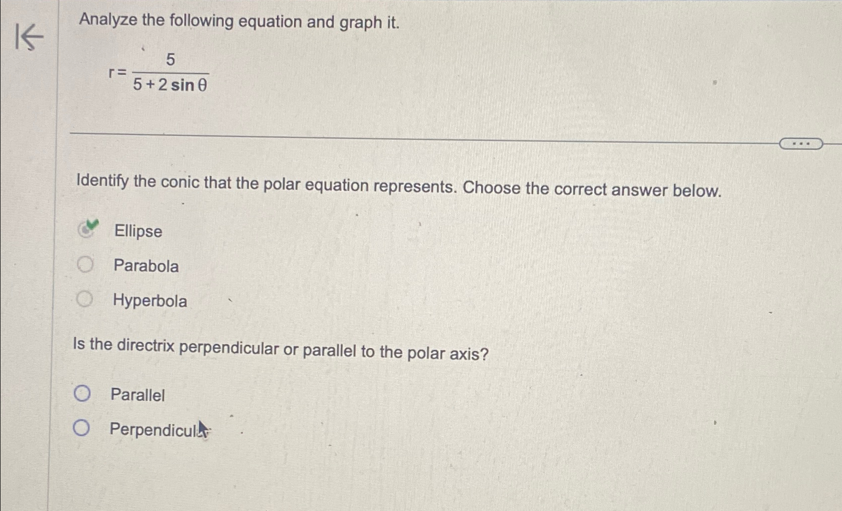 Solved Analyze the following equation and graph | Chegg.com