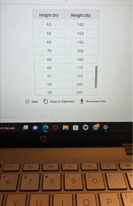 Solved A personal trainer is analyizing their clients' data | Chegg.com
