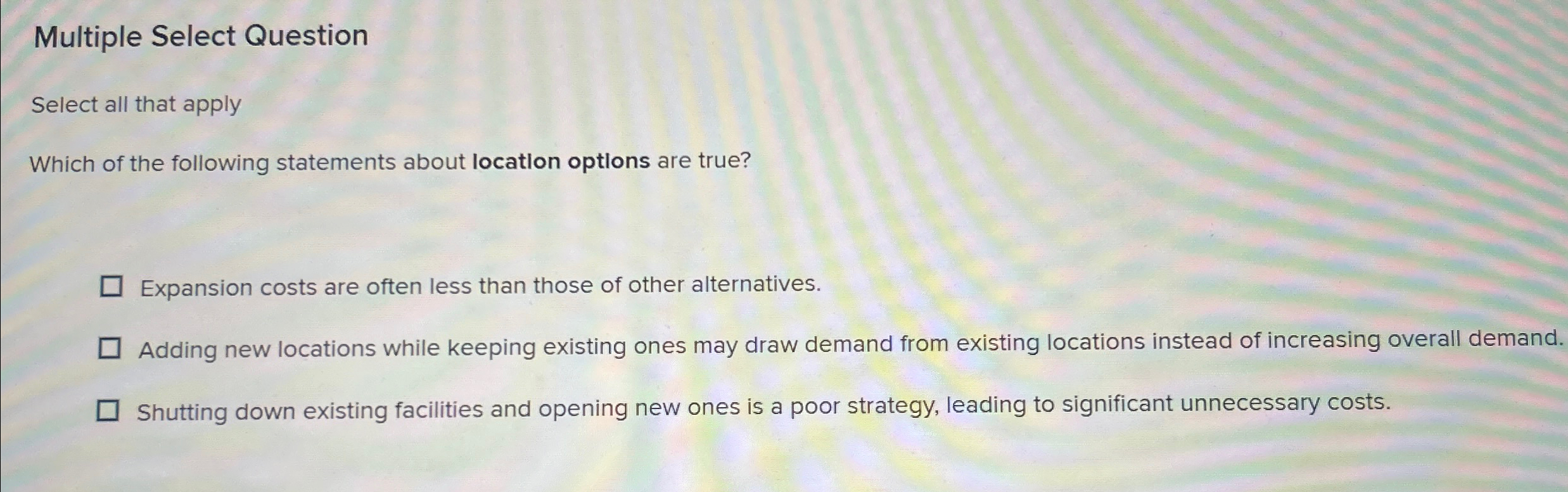 Solved Multiple Select QuestionSelect all that applyWhich of | Chegg.com