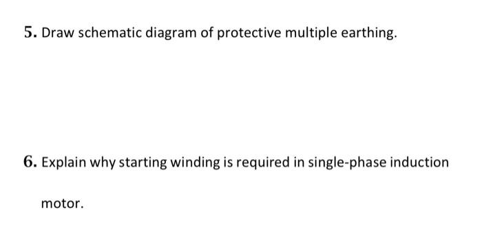 Solved 5. Draw schematic diagram of protective multiple | Chegg.com