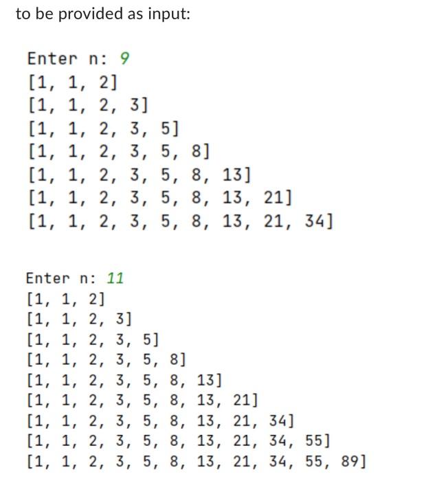 Solved Write a python code using lists to solve these | Chegg.com