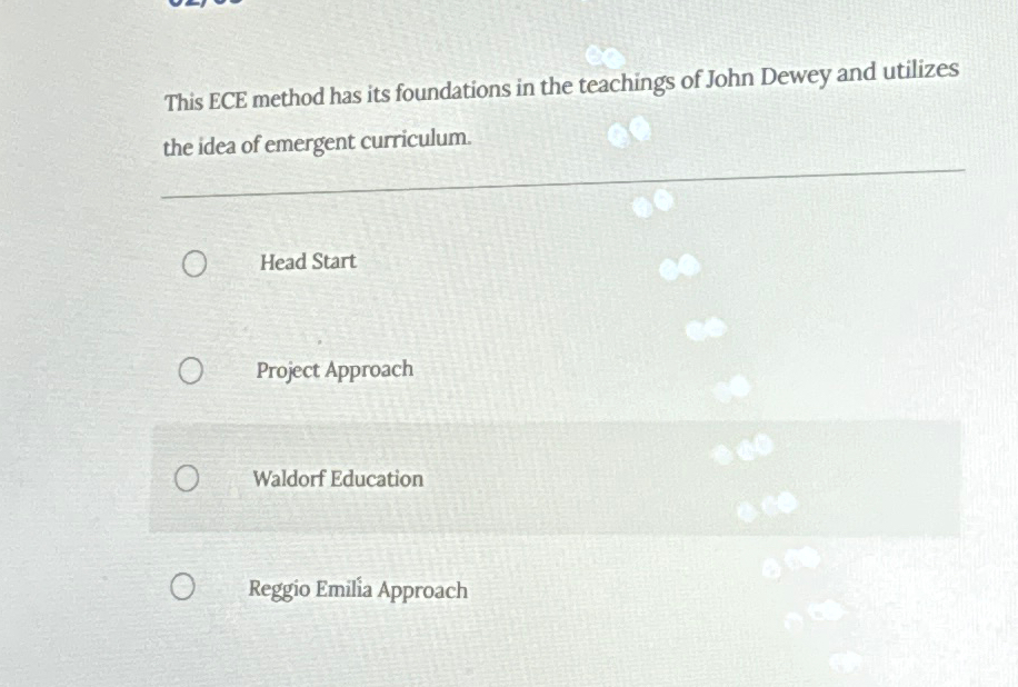 Solved This ECE method has its foundations in the teachings | Chegg.com
