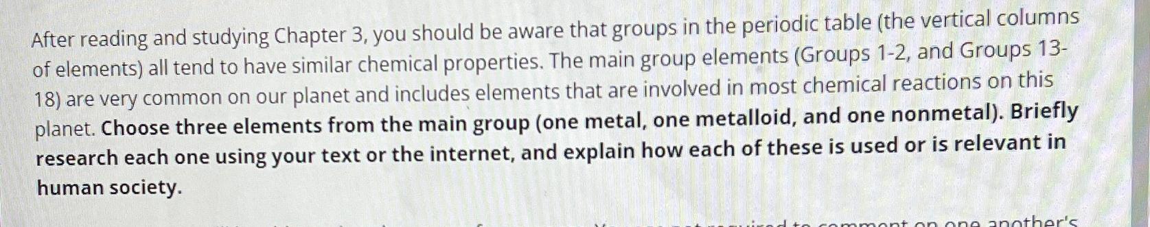 Solved After reading and studying Chapter 3, ﻿you should be | Chegg.com