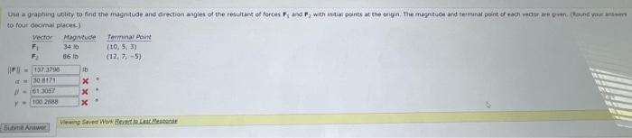 Solved o fout decimal places.) | Chegg.com