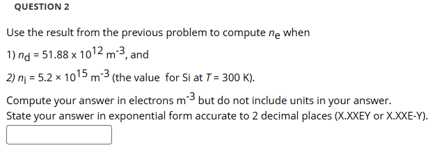 Solved by an EXPERT QUESTION 2Use the result from the previous problem to | Chegg.com