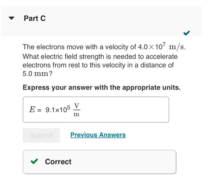Solved The electron beam inside an old television picture | Chegg.com