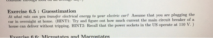 Solved Exercise 6.5 : Guesstimation At what rate can you | Chegg.com
