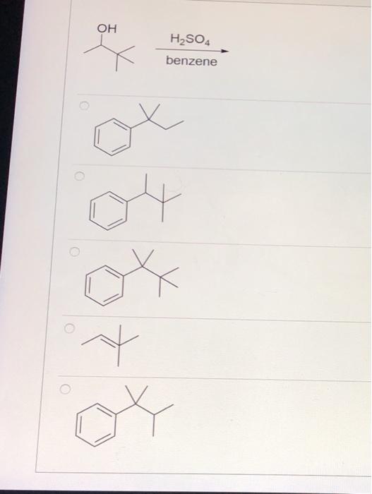Solved OH H2SO4 benzene से O + NaNH2 -NH2 NH2 no reaction | Chegg.com