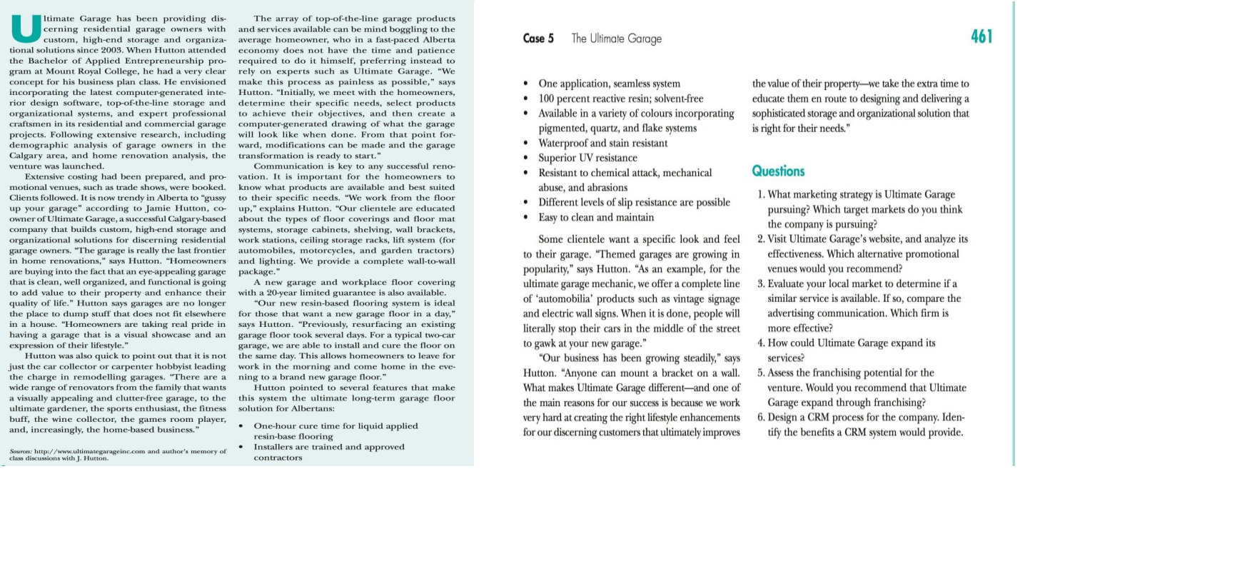 Solved The array of top-of-the-line garage productsand | Chegg.com