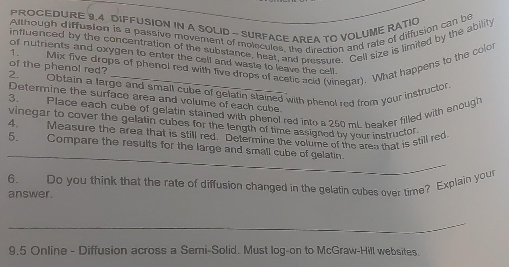 Solved What is the purpose for the following procedures? | Chegg.com