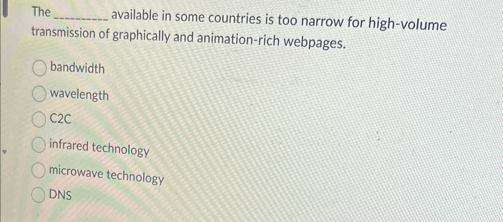 Solved The available in some countries is too narrow for | Chegg.com