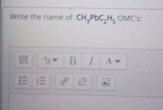 Solved Write the name of (η5−C5H5)SnCl3 OMC's:Write the name | Chegg.com