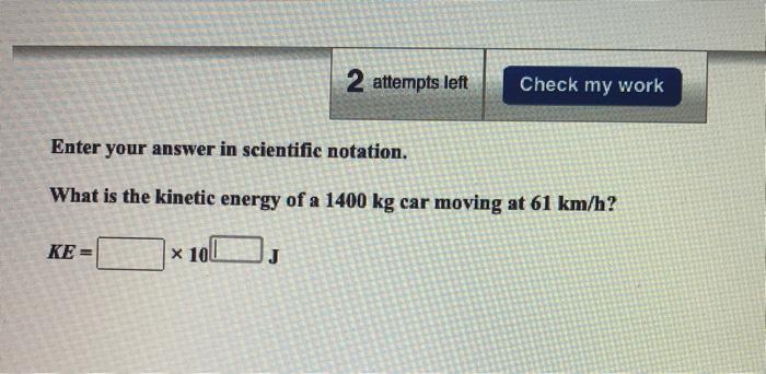Solved 2 attempts left Check my work Enter your answer in | Chegg.com