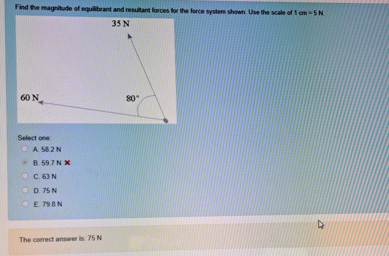 Solved Find the magnitude of equilibrant and resultant | Chegg.com