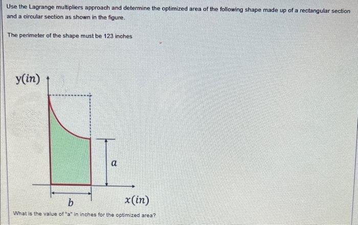 Solved Use the Lagrange multipliers approach and determine | Chegg.com