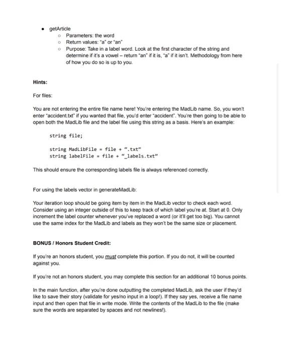 Solved CSE 1384 - Functions/Files Lab 3 Objectives: - | Chegg.com