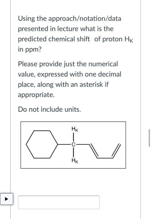 Solved Using the approach/notation/data presented in lecture | Chegg.com