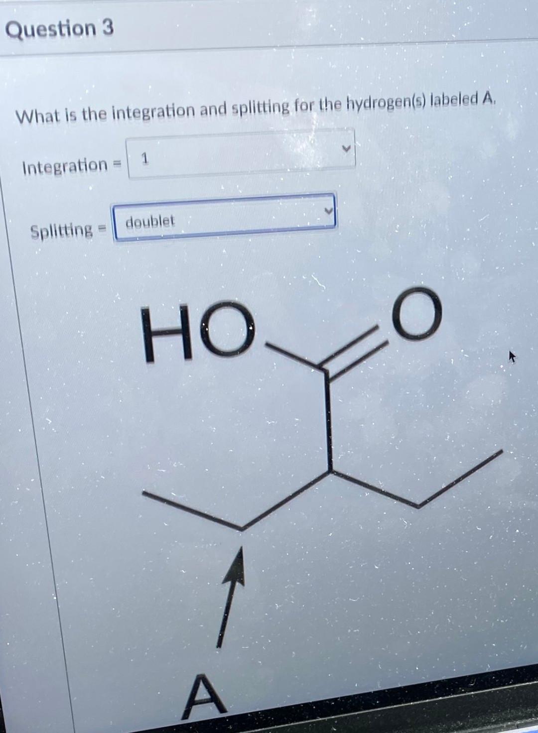 Solved Question 3 What is the integration and splitting for | Chegg.com