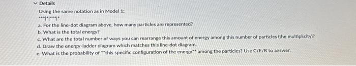 Solved Model 1 Microscopic energy models According to | Chegg.com