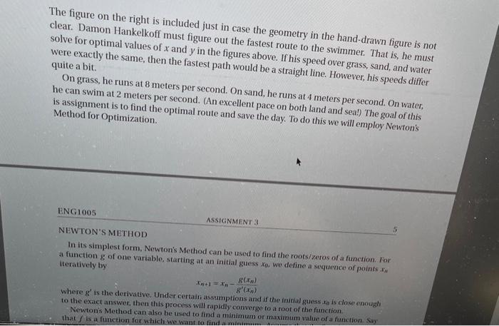 Solved (8) Starting from your initial guess (x0,y0), | Chegg.com