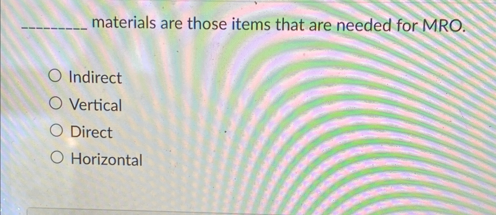 Solved materials are those items that are needed for | Chegg.com