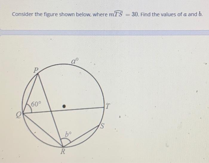Solved Consider the figure shown below, where mTS = 30. Find | Chegg.com