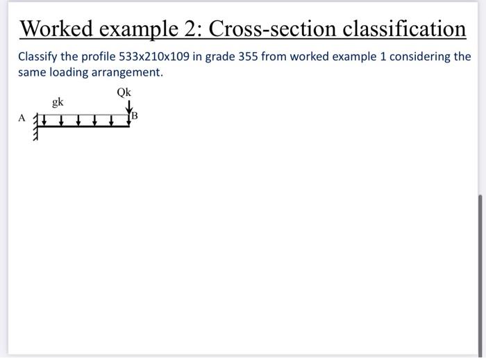 Solved Worked example 2: Cross-section classification | Chegg.com