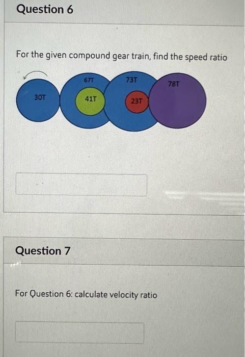 Solved For the given compound gear train, find the speed | Chegg.com