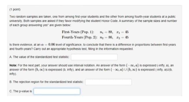 Solved Two random samples are taken, one from among | Chegg.com