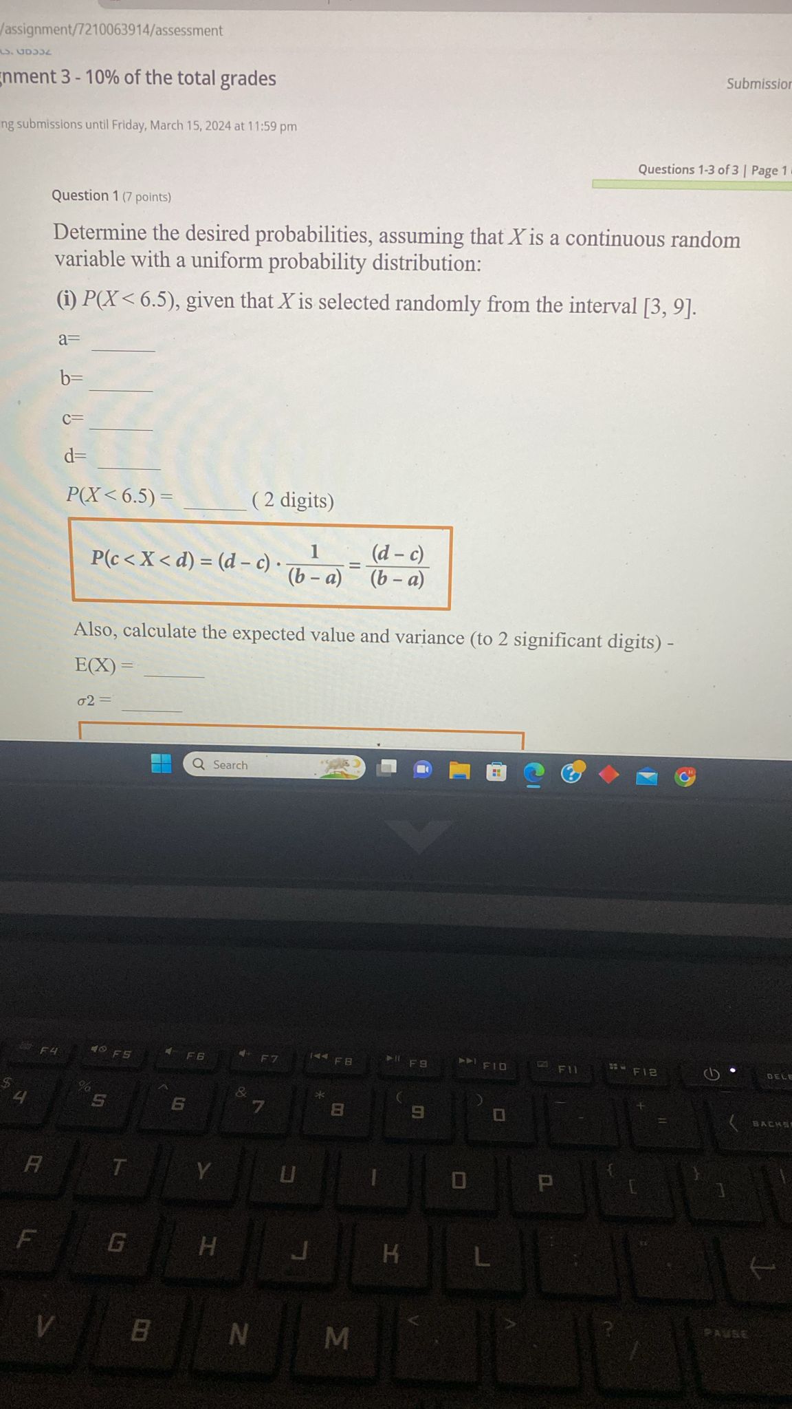 Solved Question 1 (7 ﻿points)Determine the desired | Chegg.com