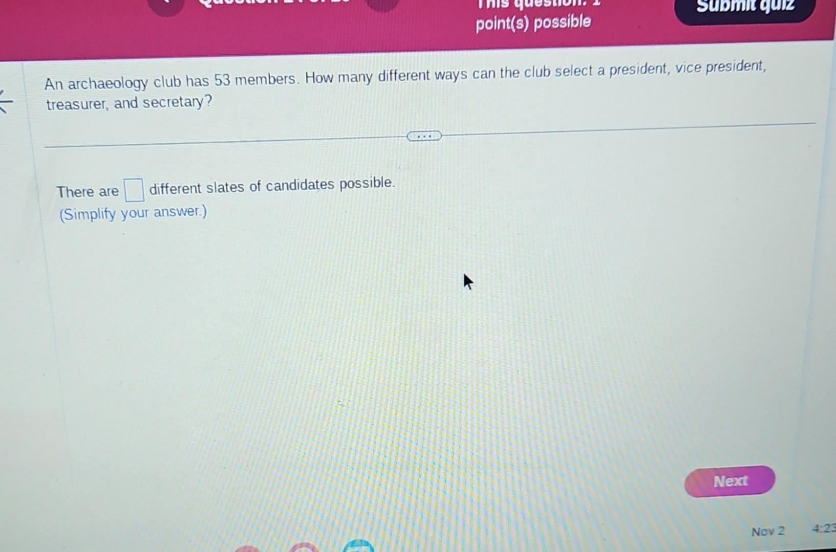 An archaeology club has 53 members. How many | Chegg.com