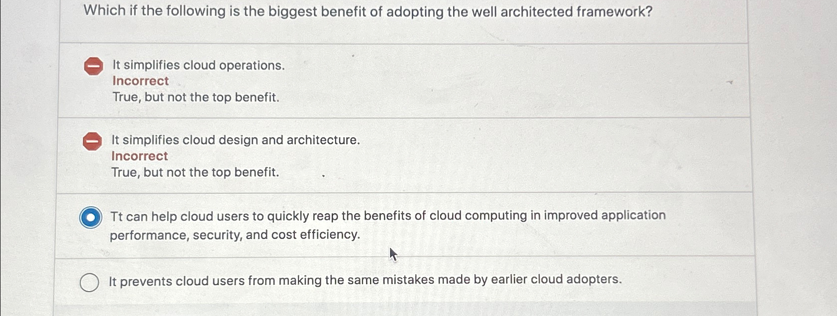 Solved Which if the following is the biggest benefit of | Chegg.com
