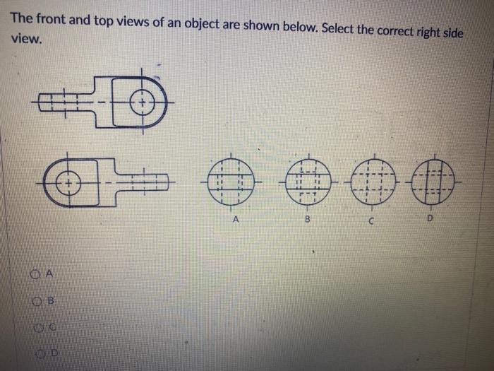Solved Given the isometric view of the object shown below, | Chegg.com
