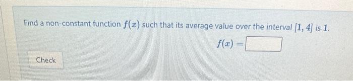 Solved Find a non-constant function f(x) such that its | Chegg.com