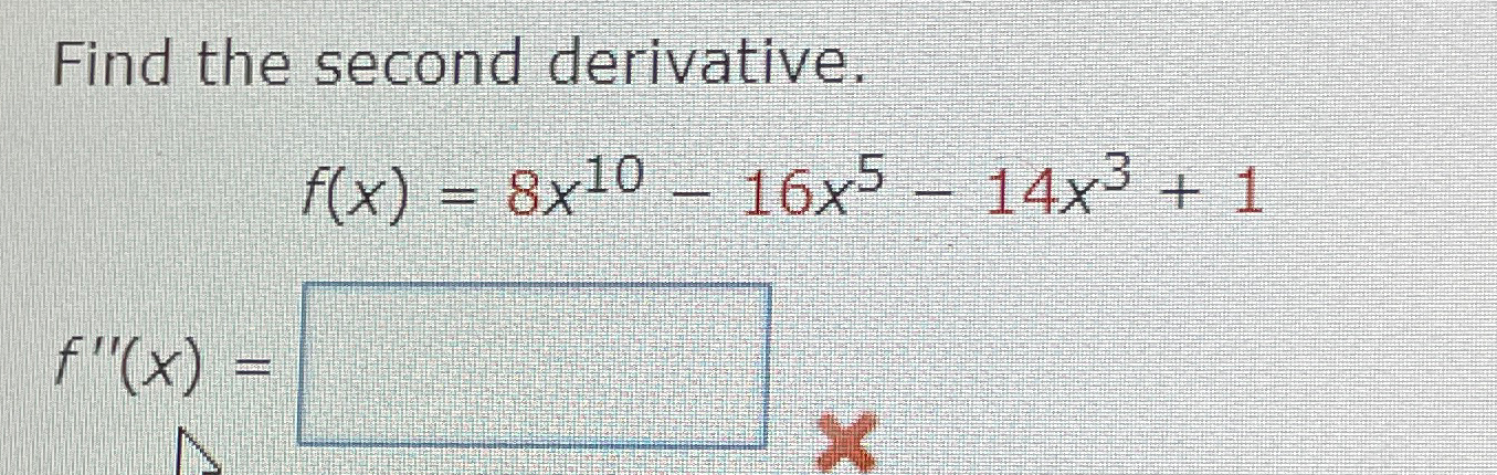 Solved Find the second | Chegg.com