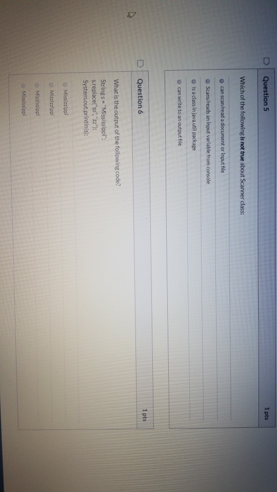 Solved Question 1 1 Pts Every Javafx Main Class Inherits