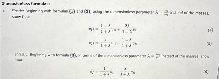 Solved Elastic: Beginning with formulas (1) and (2), using | Chegg.com