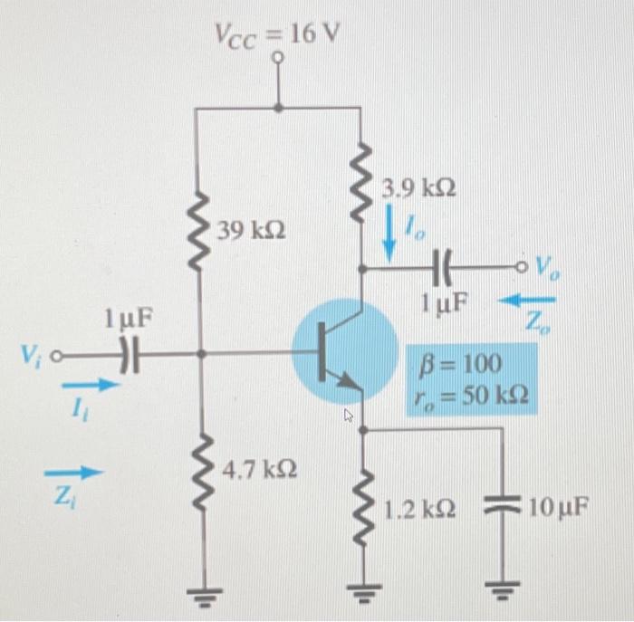 Solved Q3. Determine below: a. Determine re. b. Calculate Zi | Chegg.com Solved Q3. Determine below: a. Determine re. b. Calculate Zi | Chegg.com