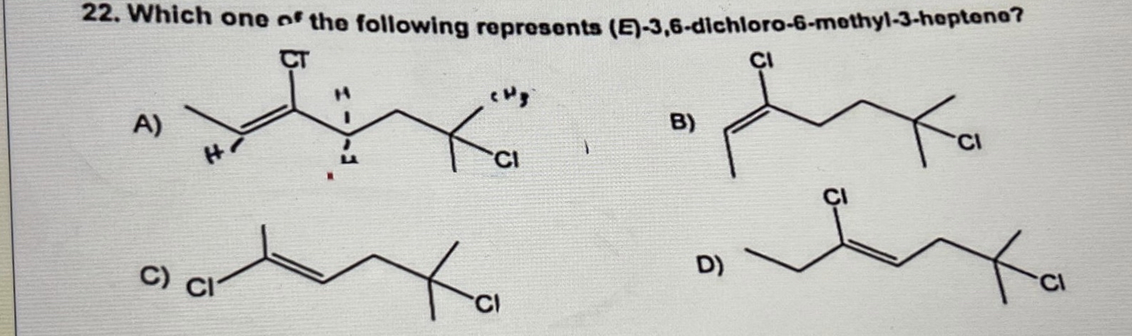 Solved Which one of the following represents | Chegg.com