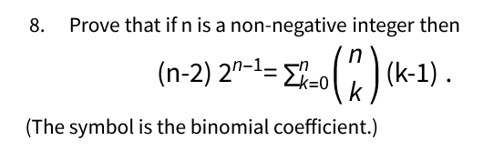 Solved Prove that if n ﻿is a non-negative integer | Chegg.com