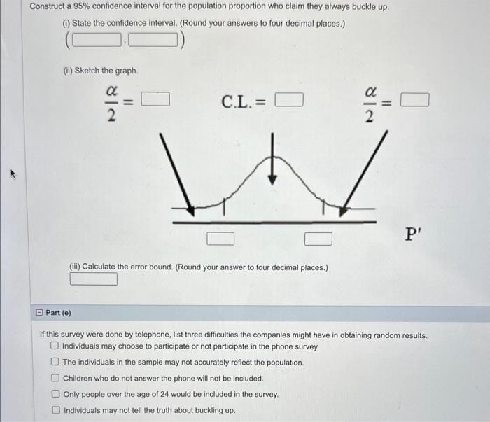 Solved shanyt buckle up. n+ (e) Round vour antiwe to ther | Chegg.com