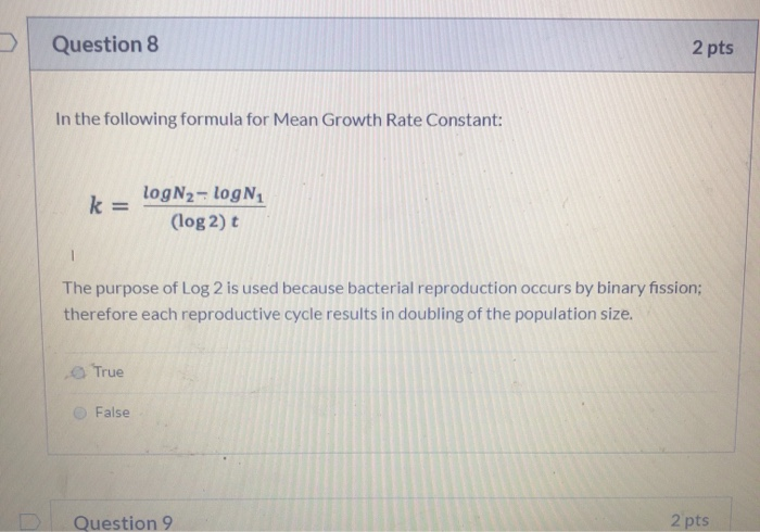 Solved Question 8 2 pts In the following formula for Mean | Chegg.com