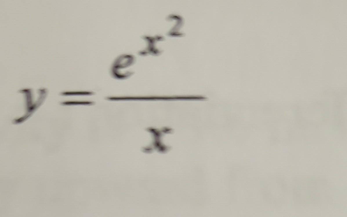 Solved y=xex2 | Chegg.com