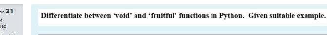 Solved on 21 Differentiate between 'void' and 'fruitful' | Chegg.com Solved on 21 Differentiate between 'void' and 'fruitful' | Chegg.com