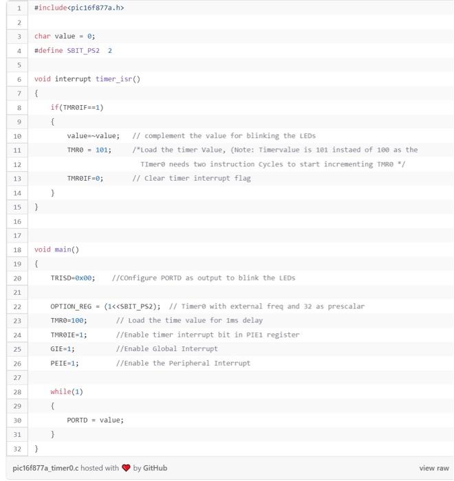Solved 1 #include 2 3 3 char value = 0; #define SBIT_PS2 2 4 | Chegg.com