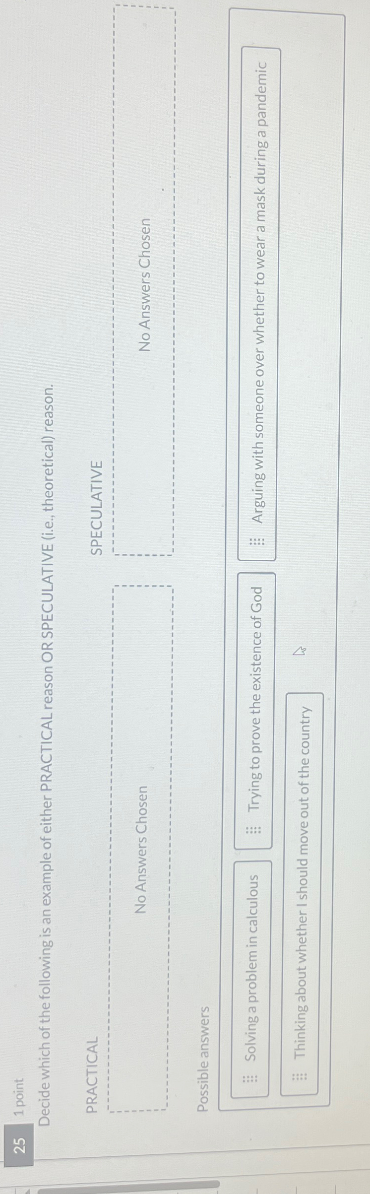 Solved 251 ﻿pointDecide which of the following is an example | Chegg.com