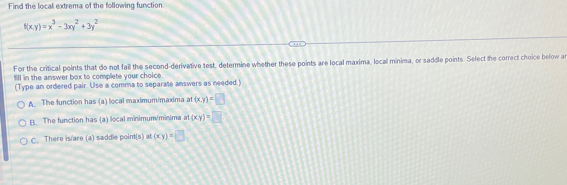 Solved Find the local extrema of the following | Chegg.com