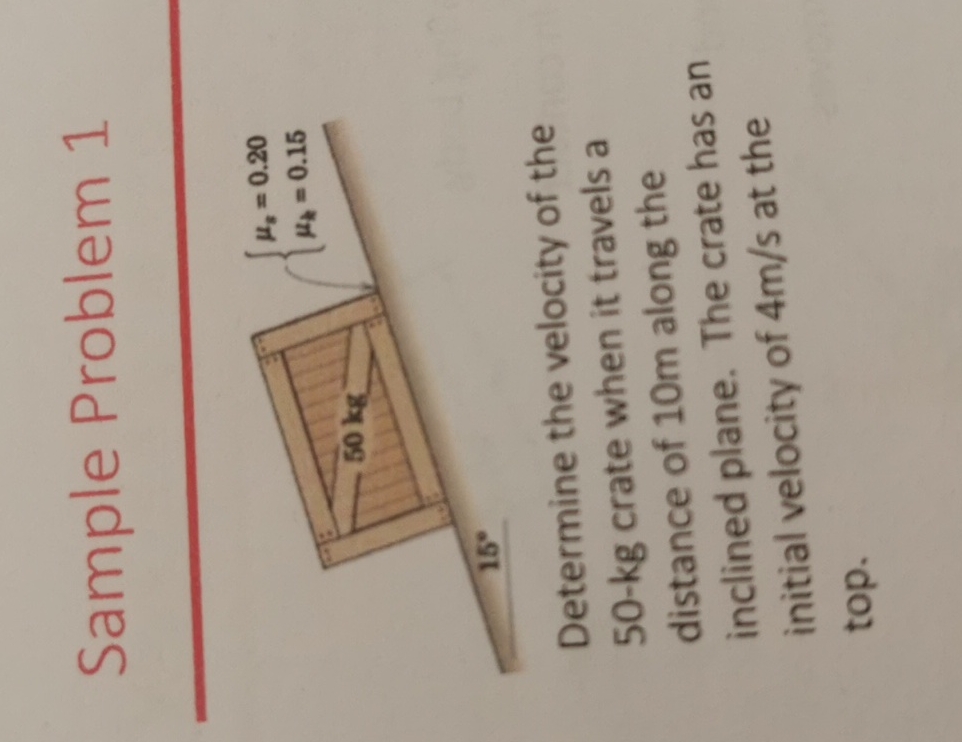 Solved Sample Problem 1Determine the velocity of the 50-kg | Chegg.com